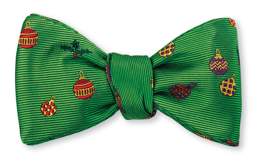 Green Baubles Bow Tie - B1143 | R. Hanauer Bow Ties