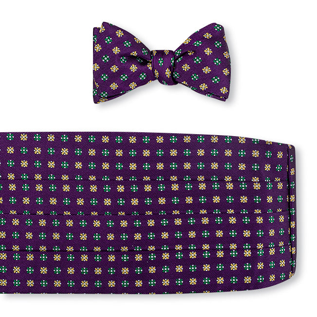 Mardi Gras Floral Cummerbund Set - CB4961 | R. Hanauer Bow Ties