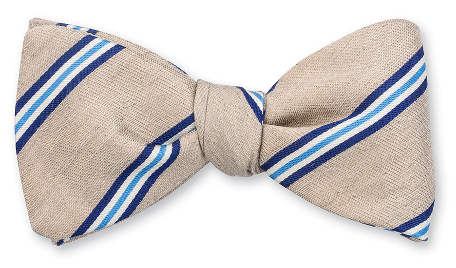 Falcon Stripes Bow Tie | R. Hanauer Handmade Bow Ties
