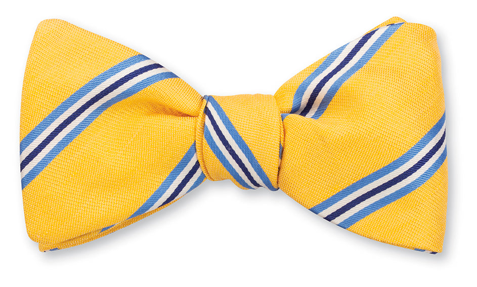 Falcon Stripes Bow Tie | R. Hanauer Handmade Bow Ties