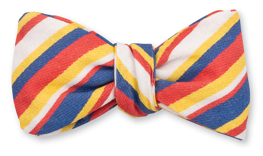 Summer Stripe Bow Tie | R. Hanauer Handmade Bow Ties
