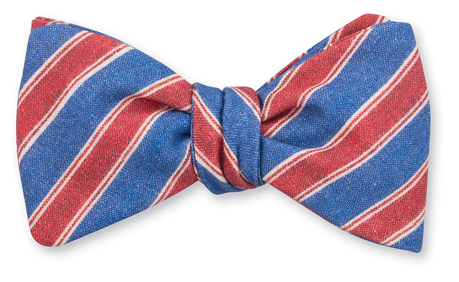 Conway Stripe Bow Tie | R. Hanauer Handmade Bow Ties