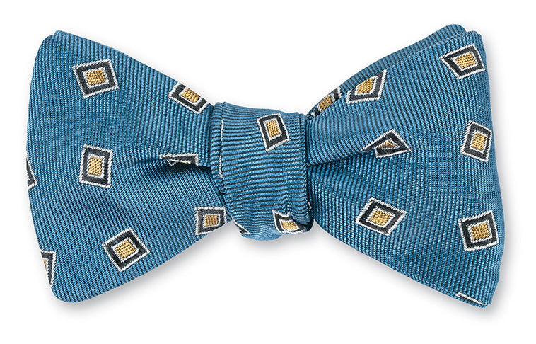 Blue Victoria Medallions Bow Tie - B5573 | R. Hanauer Bow Ties